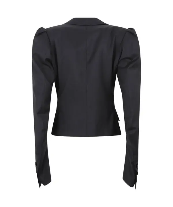 VIVIENNE WESTWOOD Double Breasted Cropped Jacket - Black