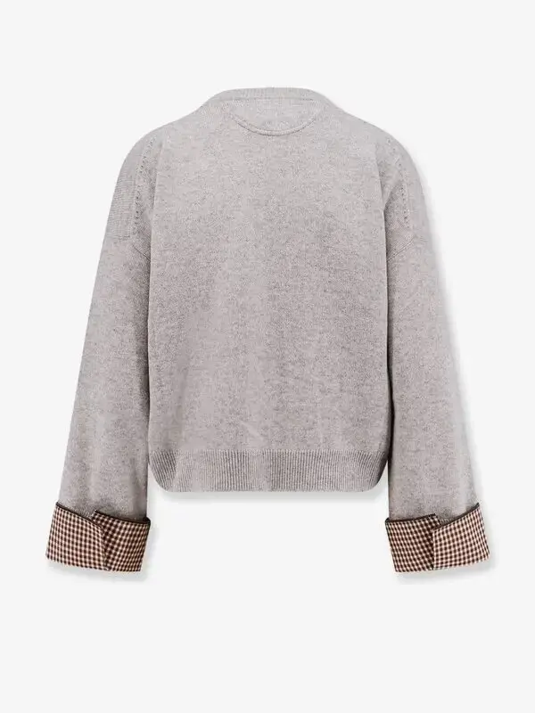 Brunello Cucinelli Long Sleeve Crew Neck Sweater