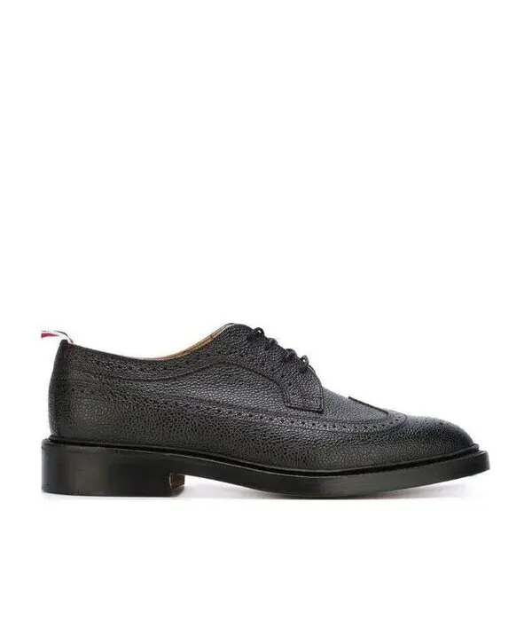 Thom Browne Classic Longwing Brogue Shoes - Black