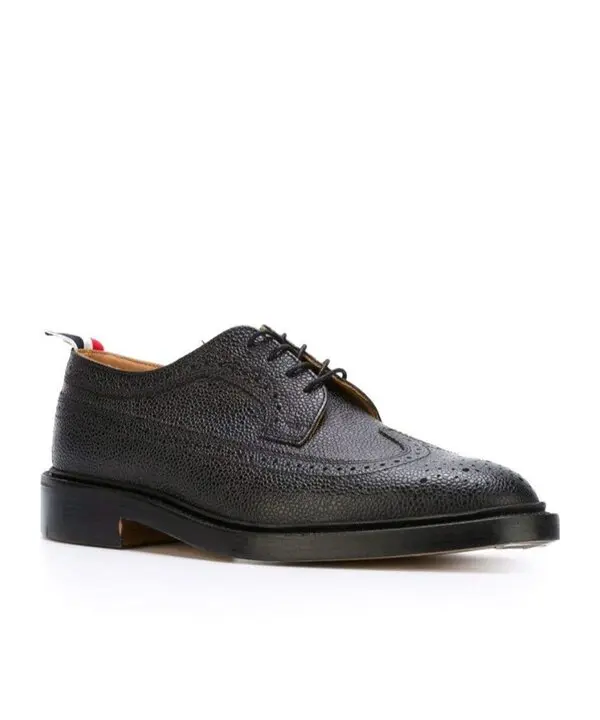Thom Browne Classic Longwing Brogue - Black