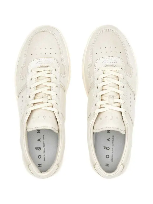 Hogan Logo Printed Lace-up Sneakers