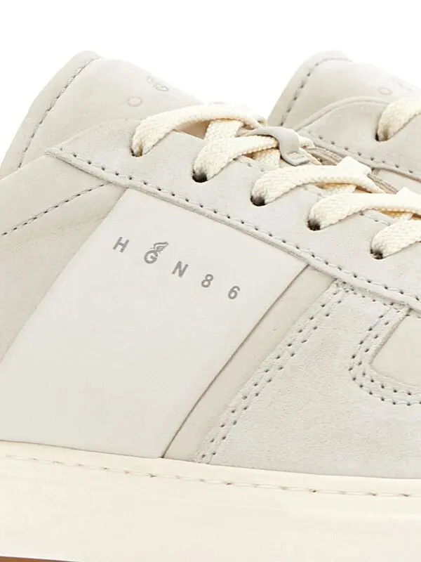 Hogan Logo Printed Lace-up Sneakers