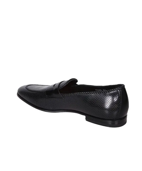 Santoni Round-toe Slip-on Loafers
