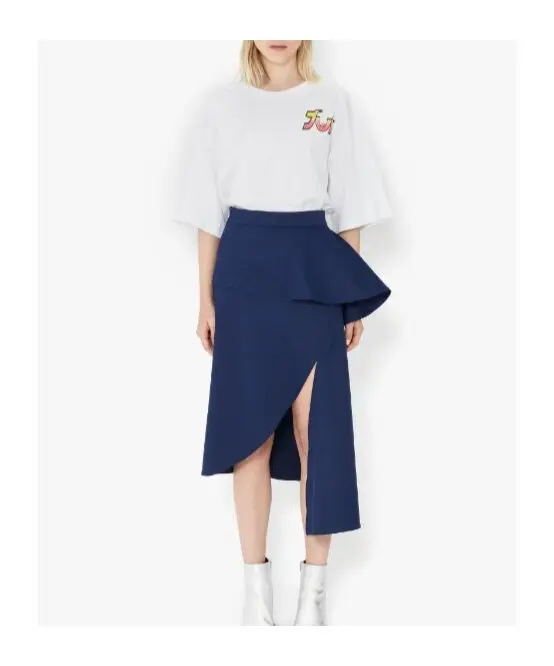 J.W.ANDERSON Peplum Waist Asymmetric Skirt
