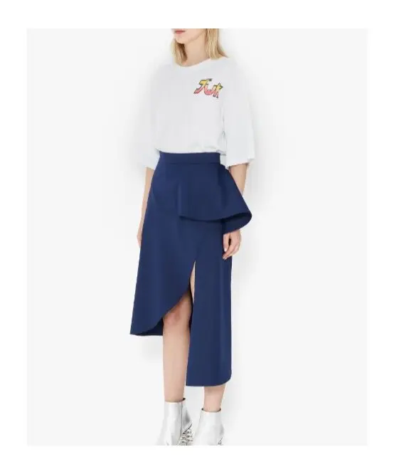 J.W.ANDERSON Peplum Waist Asymmetric Skirt