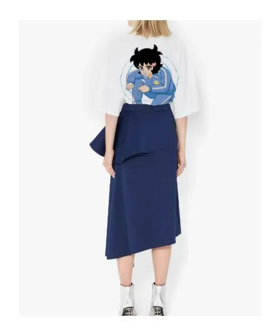J.W.ANDERSON Peplum Waist Asymmetric Skirt
