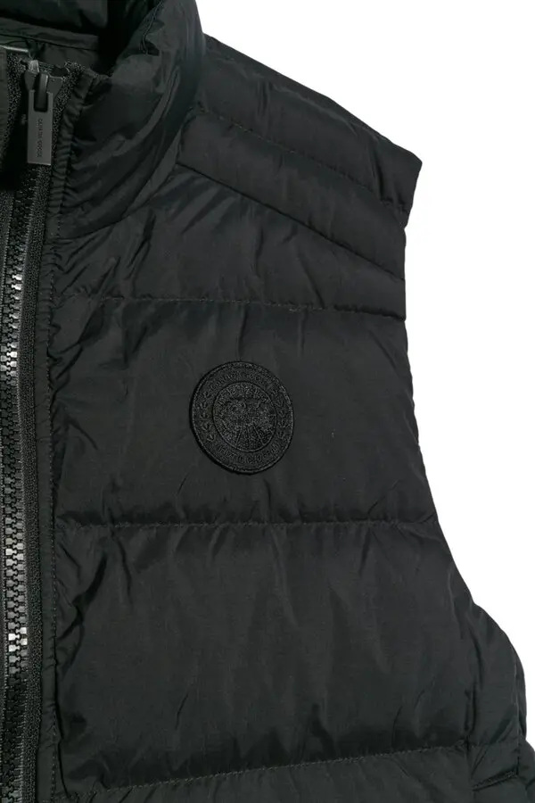 Canada Goose Crofton Down Vest With Logo Patch
