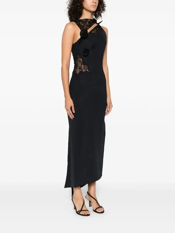 Coperni Lace Asymmetrical Maxi Dress