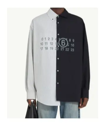 MAISON MARGIELA Two-tone Poplin Shirt