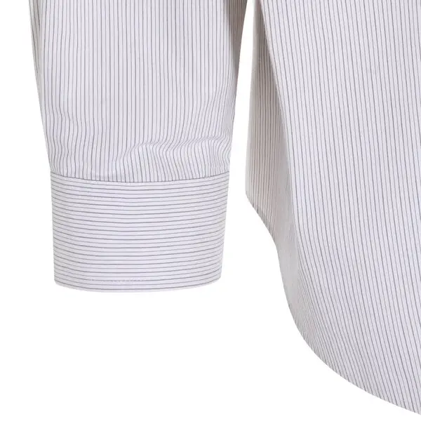 MAISON MARGIELA Two-tone Poplin Shirt - Black