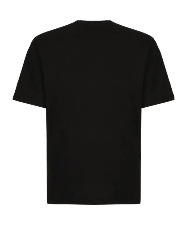 Dolce & Gabbana Dolce Gabbana Logo Printed Crewneck T-shirt - Black