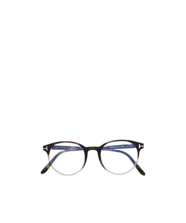 TOM FORD Round Frame Eyeglasses - Multicolor