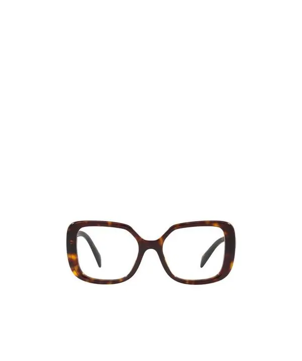 Prada Square Frame Eyeglasses - Black