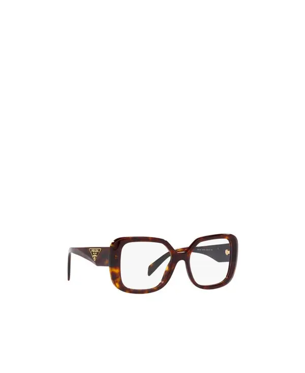Prada Square Frame Eyeglasses - Black