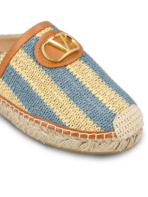 Valentino Garavani Vlogo Signature Slip-on Flat Espadrille