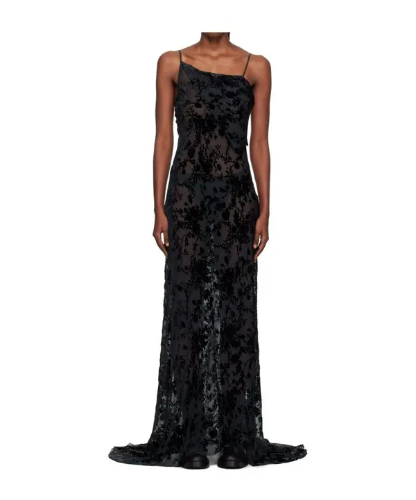 ANN DEMEULEMEESTER Aaricia Bias Slip Dress - Black
