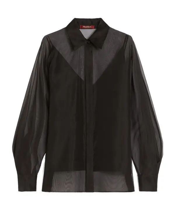 Max Mara Button-up Long-sleeved Top