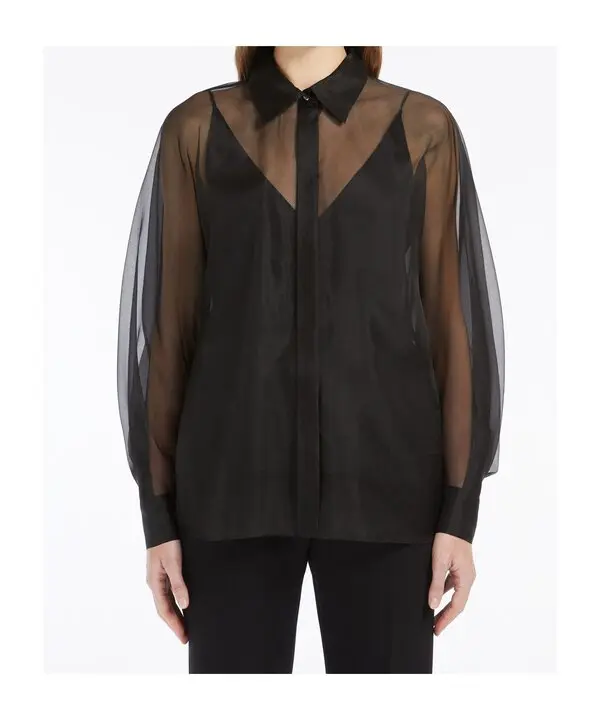 Max Mara Button-up Long-sleeved Top