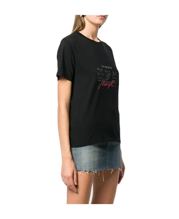Saint Laurent Call Me After Midnight" Graphic T-shirt