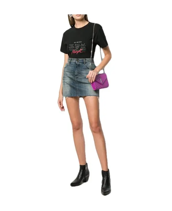 Saint Laurent Call Me After Midnight" Graphic T-shirt