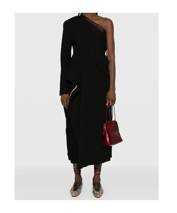UMA WANG Asymmetrical Single Long Sleeve Coat