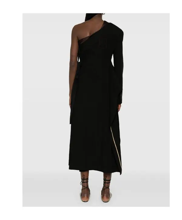 UMA WANG Asymmetrical Single Long Sleeve Coat