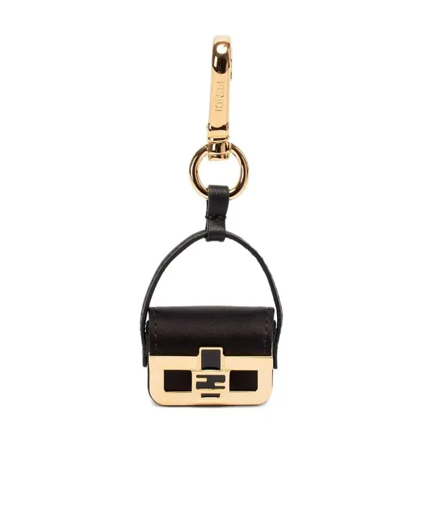 Fendi Baguette Bag Keychain - Black