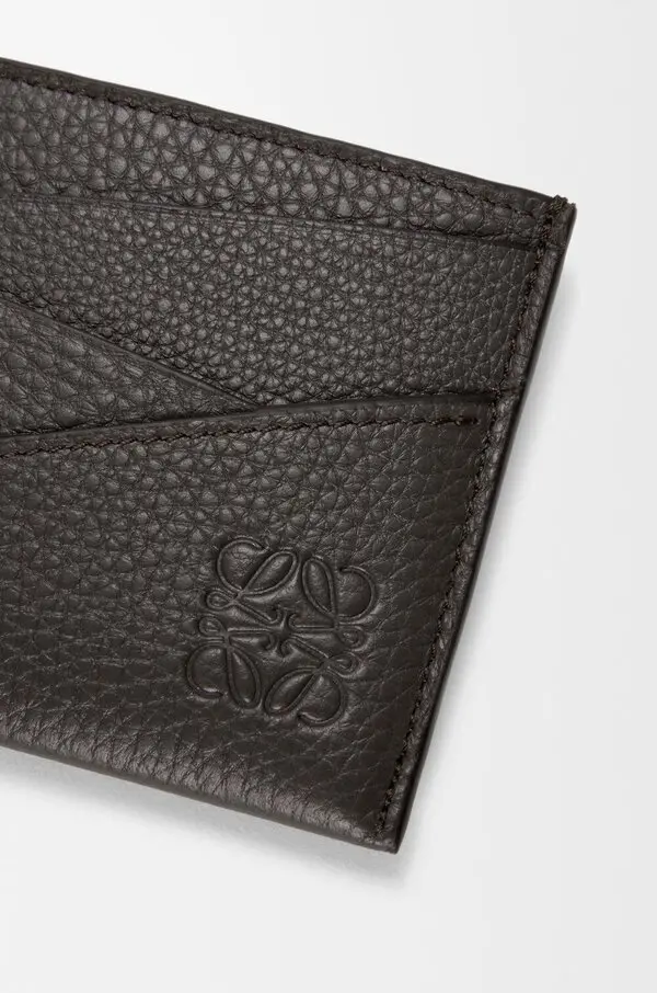 Loewe Puzzle Plain Card Holder - Dark Gray
