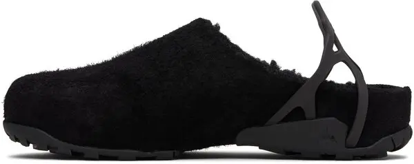 ROA Waxed Calfskin Suede Loafers - Black
