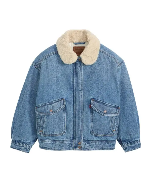 LEVI'S Sherpa Lined Bomber Jacket