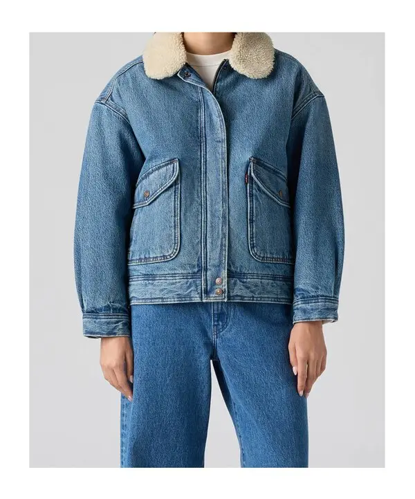 LEVI'S Sherpa Lined Bomber Jacket