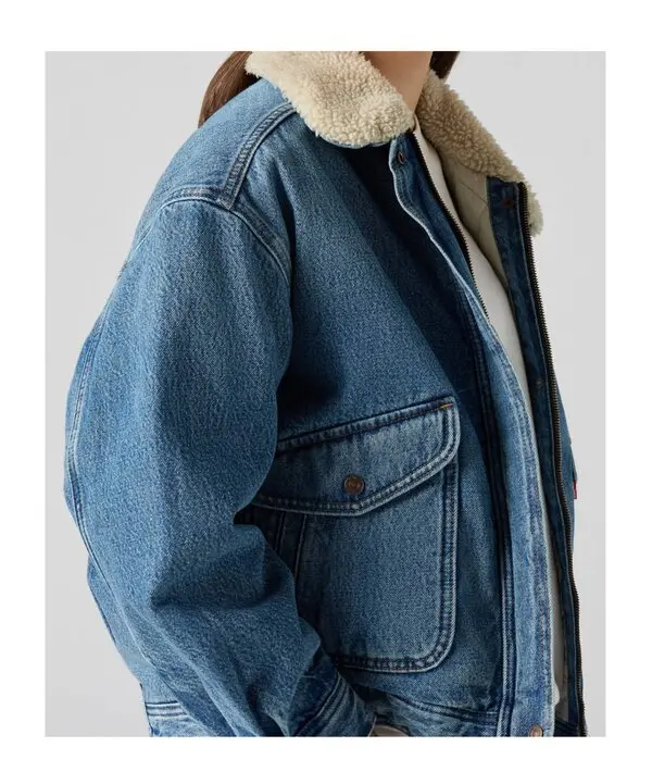 LEVI'S Sherpa Lined Bomber Jacket