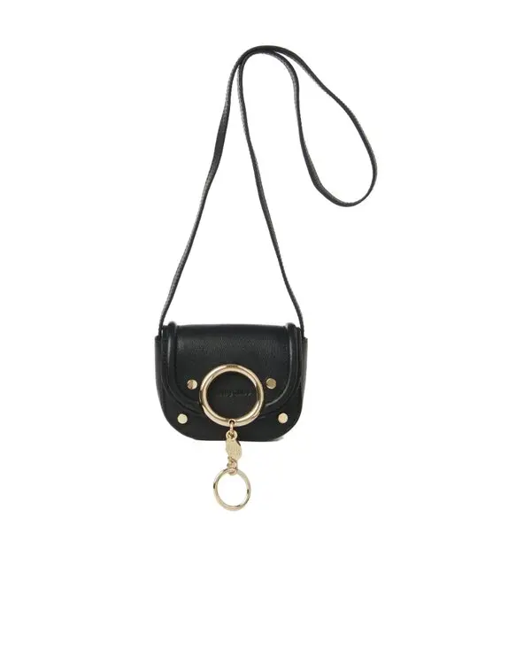 See By Chloé Mara Leather Shoulder Bag - Black