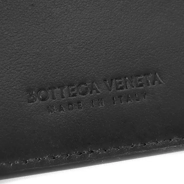 Bottega Veneta Logo Wallet - Black
