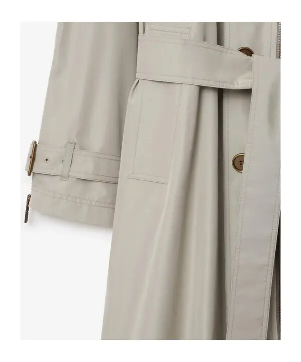 Burberry Single-breasted Belted Coat