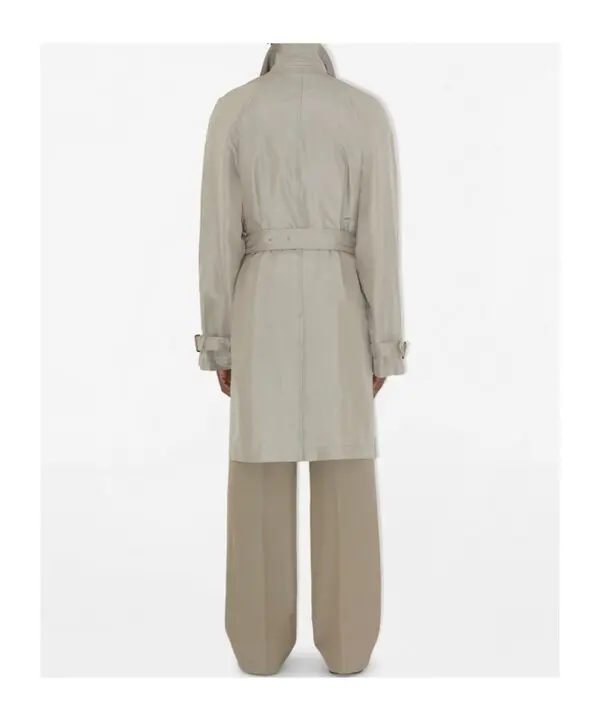 Burberry Single-breasted Belted Coat