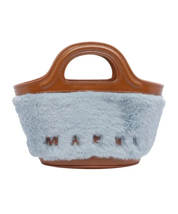 Marni Tropicalia Double Handle Shoulder Bag - Gray