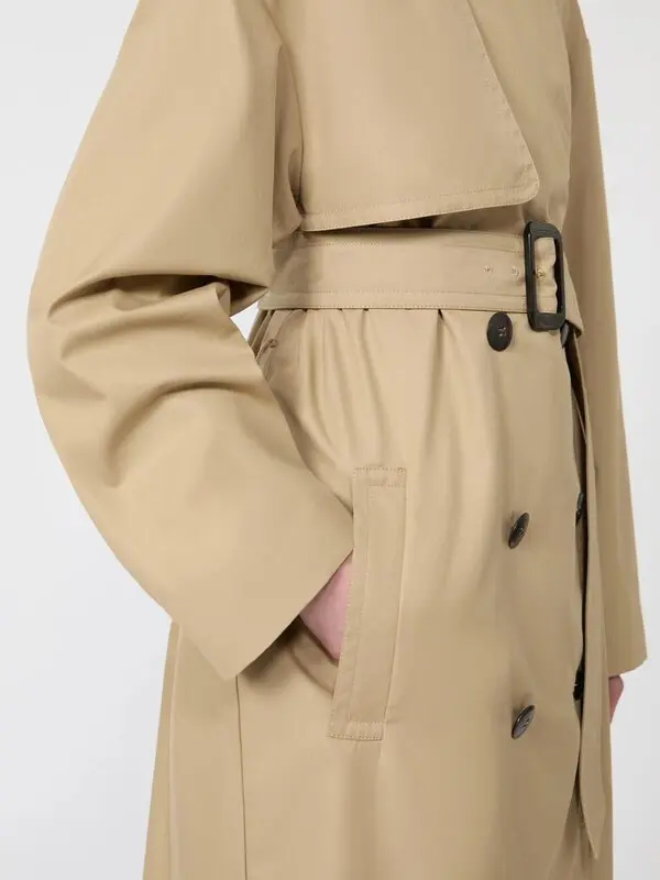 Max Mara Belted Cotton Trench Coat - Colonial