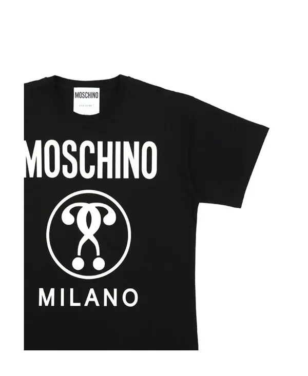 Moschino Question Mark Logo T-shirt - Black