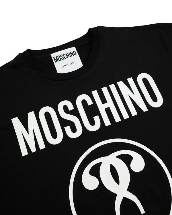 Moschino Question Mark Logo T-shirt - Black