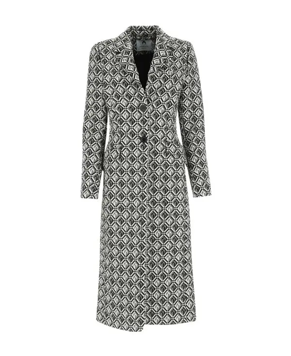 MARINE SERRE Long-sleeved Coat