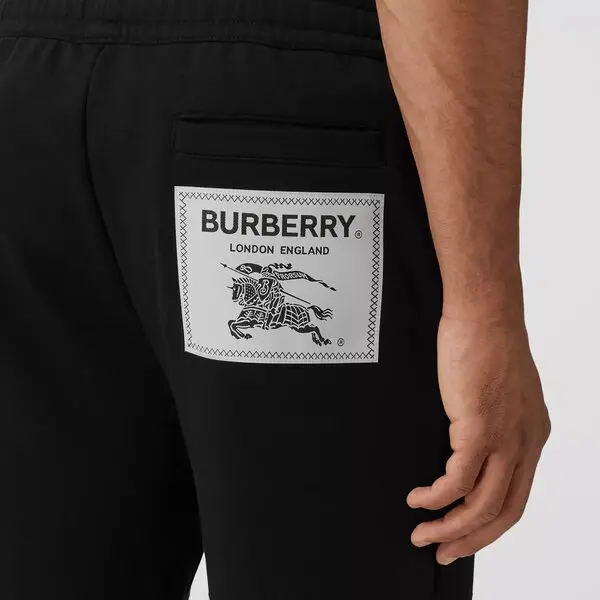 Burberry Equestrian Knight Patch Jogging Pants