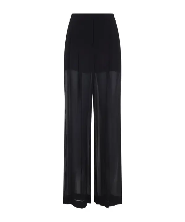 Alberta Ferretti Pleated-front Palazzo Trousers