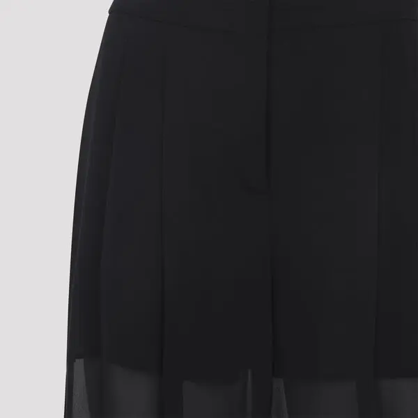 Alberta Ferretti Pleated-front Palazzo Trousers