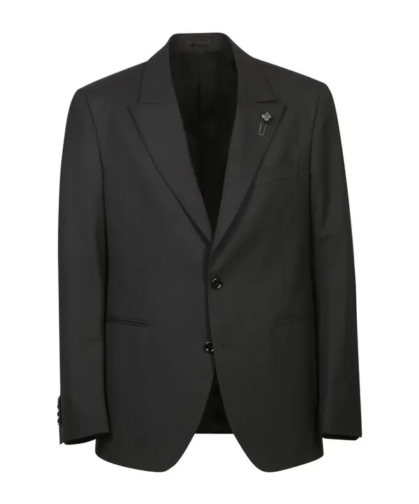 LARDINI Single Breasted Two-piece Suit - Black