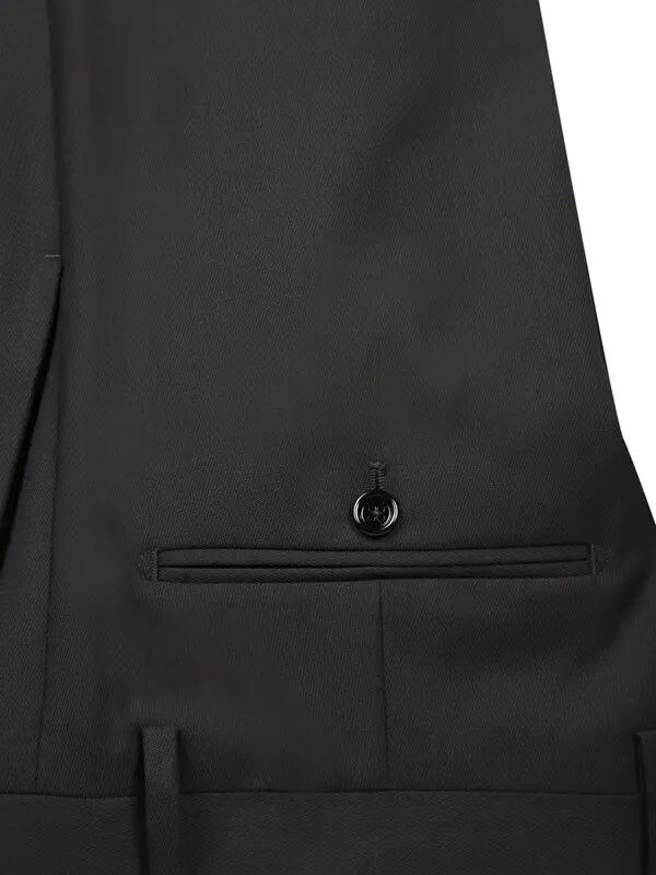 LARDINI Single Breasted Two-piece Suit - Black