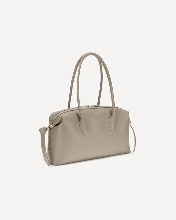 Yuzefi Brioche Duffle Shoulder Bag - Nude