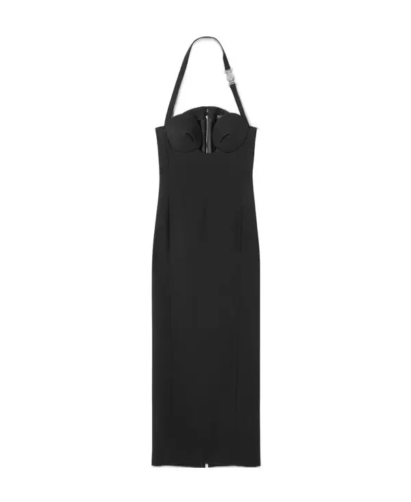Versace Medusa '95 Fluted Midi Dress