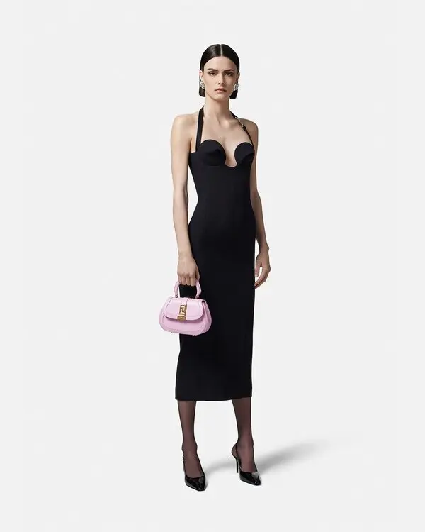 Versace Medusa '95 Fluted Midi Dress