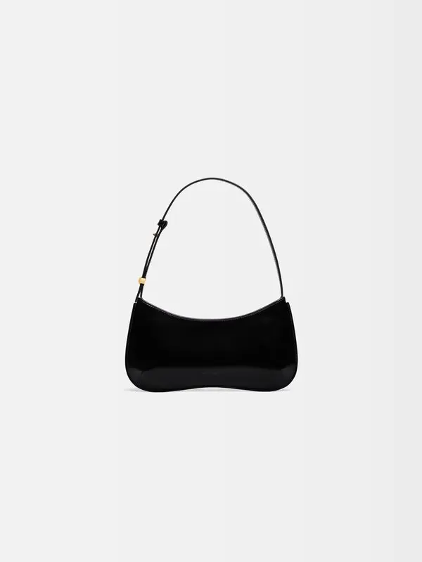 Jacquemus The Bisou Beaded Shoulder Bag - Black